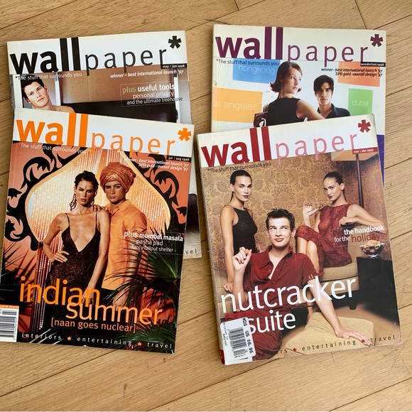 Accents | Bundle Of Wallpaper Magazines Iconic Wallpaper Magazines From ...